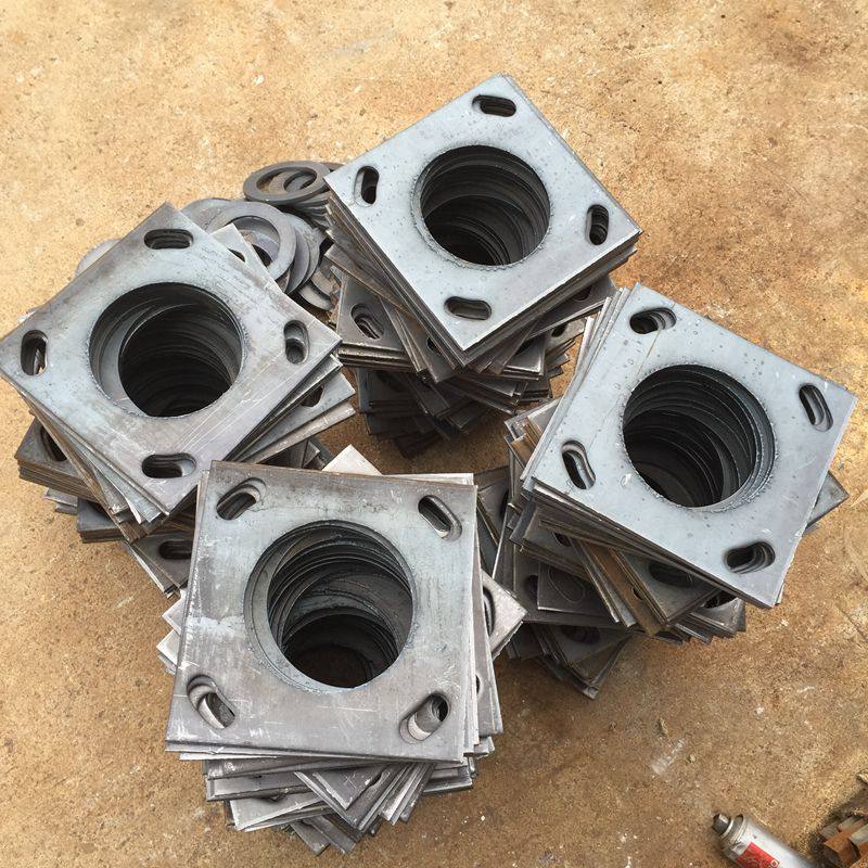 [USD 10.71] Monitor Stand Floor Flange Road Lamppost Base Courtyard ...