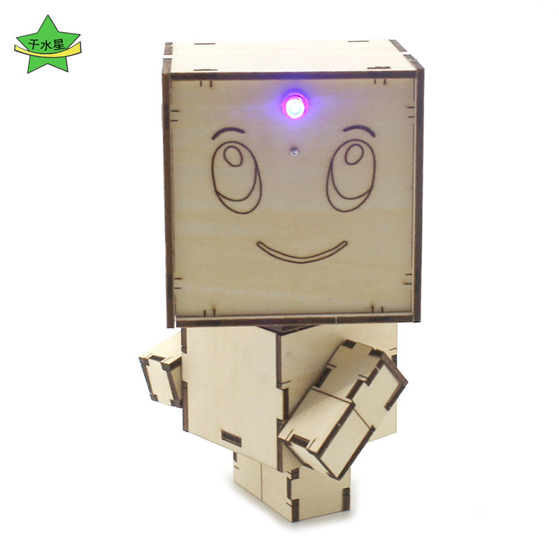 Diy mini cube robot model: three-eyed prodigy model – a perfect fusion ...
