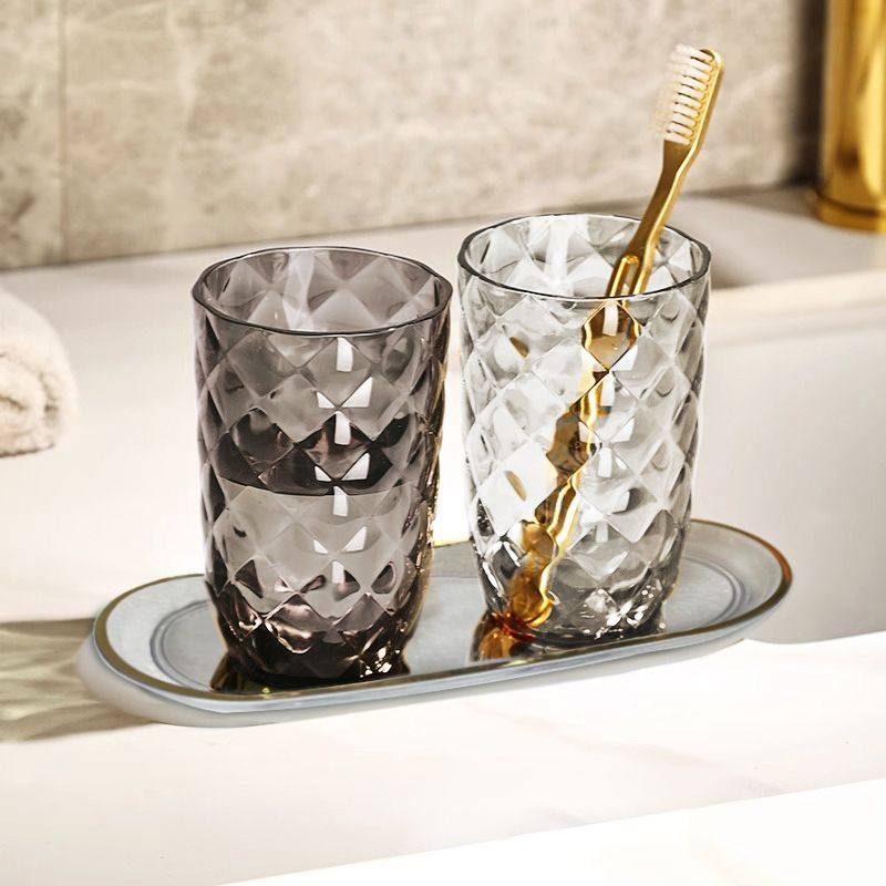 Luxury couple's bathroom set | The ins-style artwork in the toothbrush ...