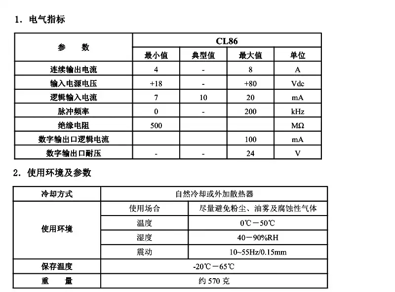 雷赛闭环脉冲驱动器CL42 CL42C CL57 CL57C CL86 CL86C CL86H