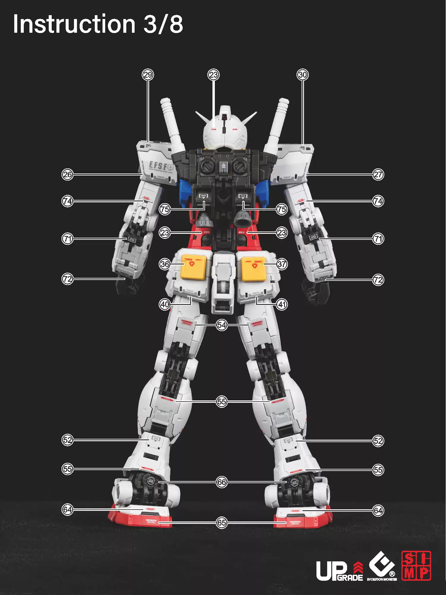 RG元祖2.0水贴 高清模型贴纸 RX-78-2 G3配色适用