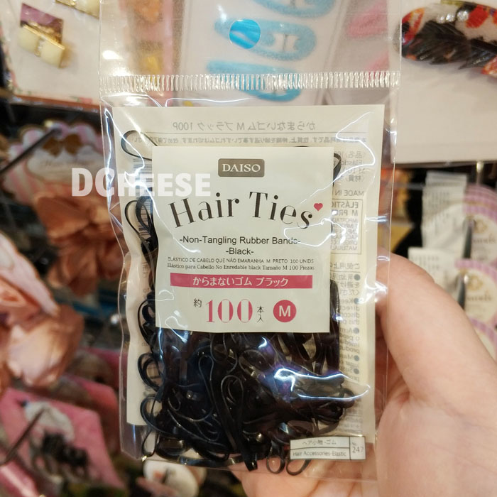 [USD 8.58] Japan's creation of daiso black color baby with hair leather sleeve small leather ...