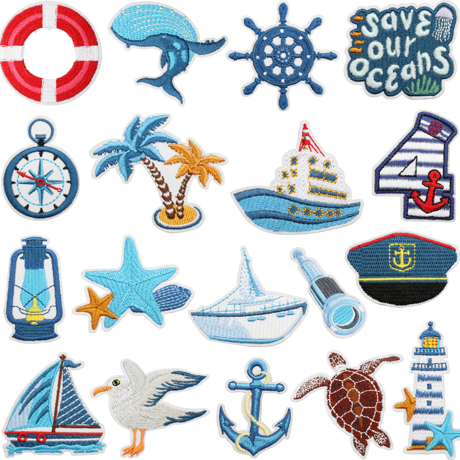 Sail away embroidered applique | these super soothing, ocean-themed ...
