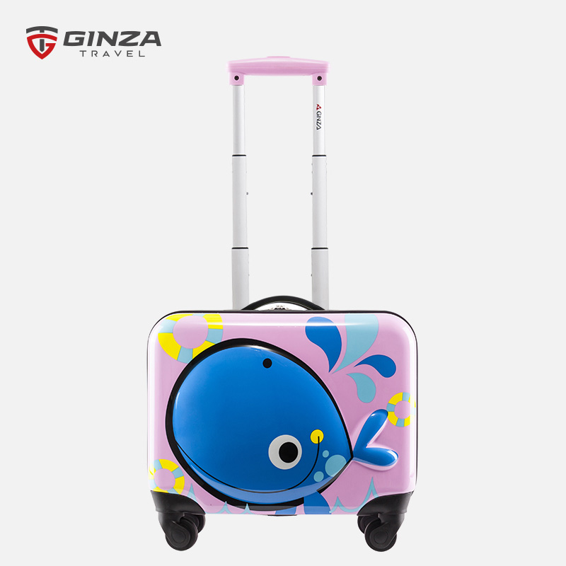 Купить Чемодан Дети Гинза 3D маленький мультфильм тяга коробка чемодан ...