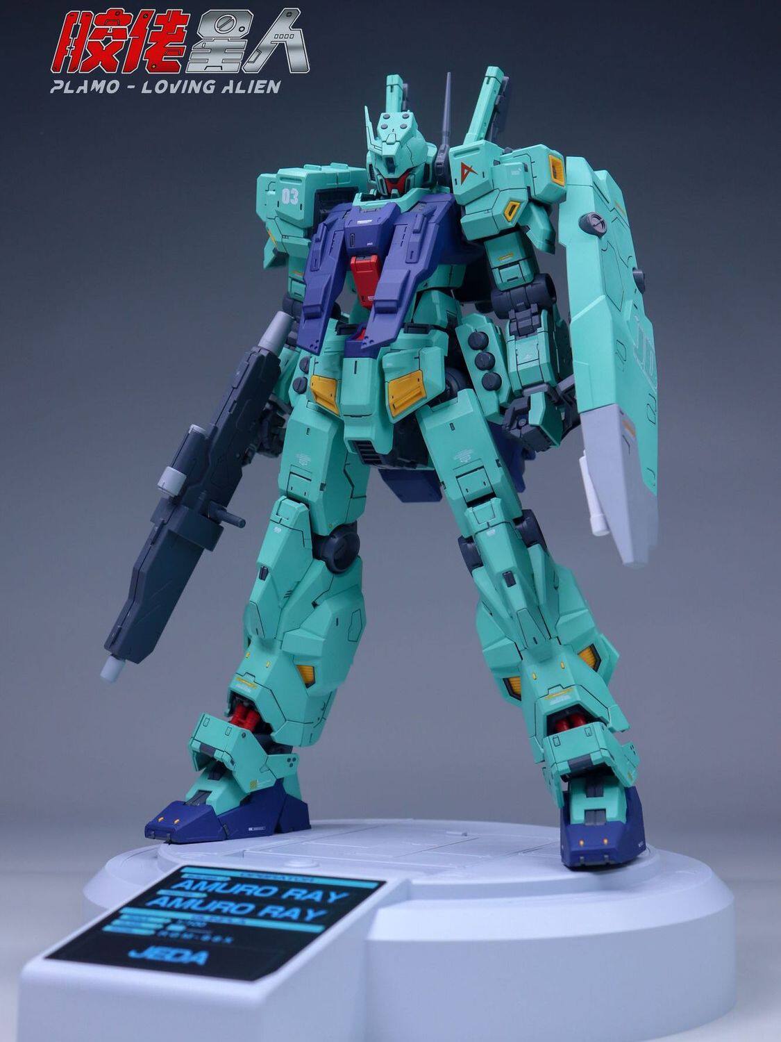 PLAMO LOVING ALIEN RMG 88X JIEDA MG 1/100 MODEL AMURO CUSTOM VER