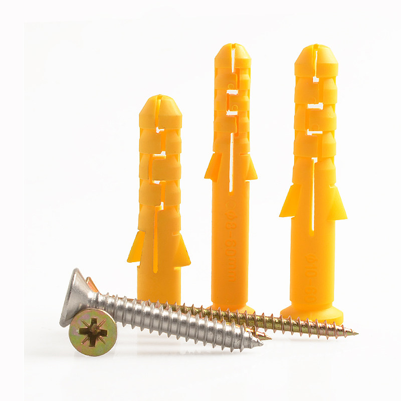 [USD 4.78] Plastic swelling tube small yellowfin expansion screw ...