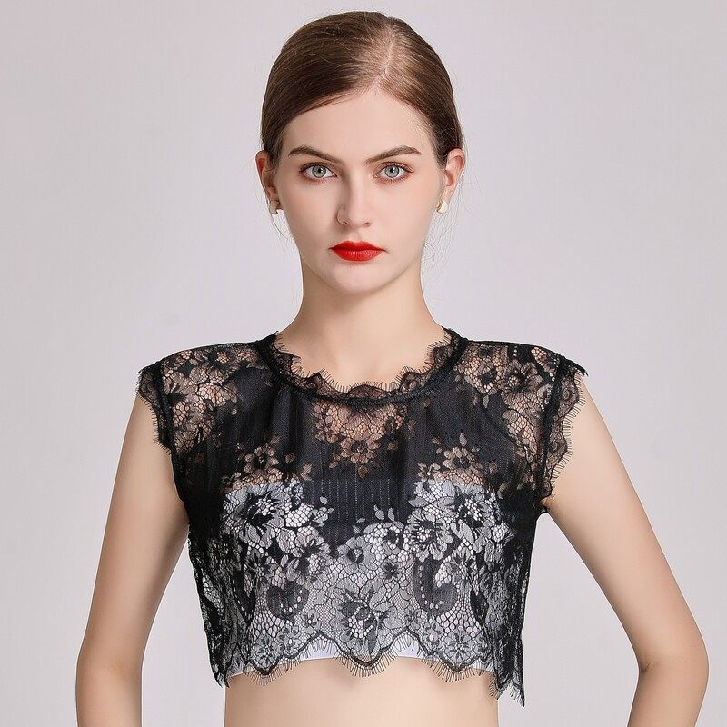 Lace fake collar is a must-have for summer! thin lace cut out, say ...