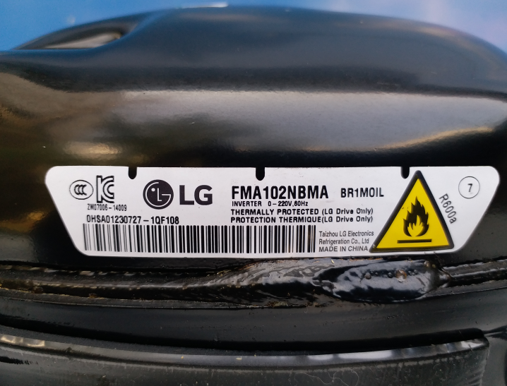 Brand new original LG refrigerator compressor ...