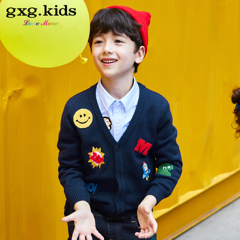 [USD 112.65] gxg kids boy costume new warm boy in autumn and winter long-sleeved sweater sweater ...