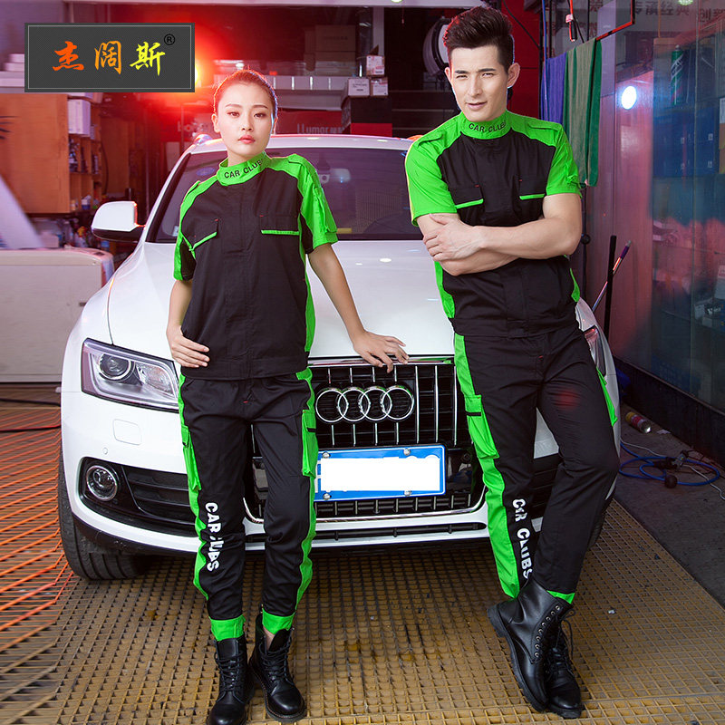 [USD 53.43] summer work clothes men's summer suit thin short sleeve ...