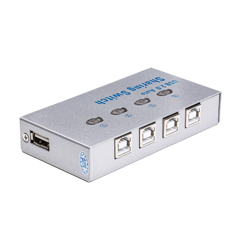 usb printer sharing device 4-port automatic four-in and one-out switch ...