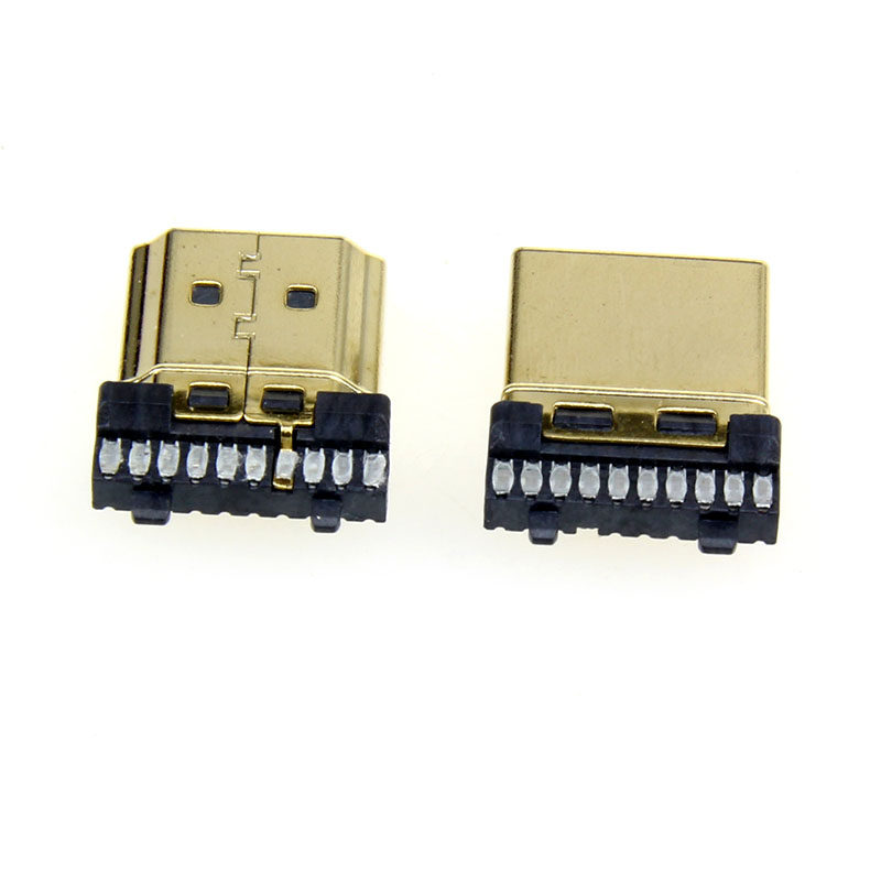 HDMI Welding Head Male HDMI 2.0 Connect head DIY high-quality wire ...