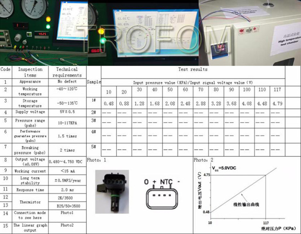 Map sensor for FORD Courier Escort Fiesta KA 0261230027 XS6F-9F479-AB ...