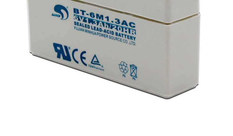 Saite BT-6M1.3AC battery 6V1.3AH electronic scale balance card punch ...