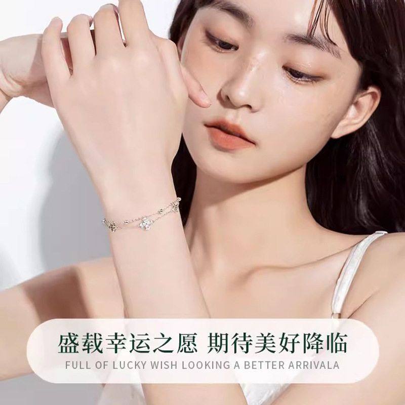 2025新款S925纯银四叶草手链｜轻奢小众设计天花板，送女友生日礼物闭眼入！-手镯-淘宝好物网