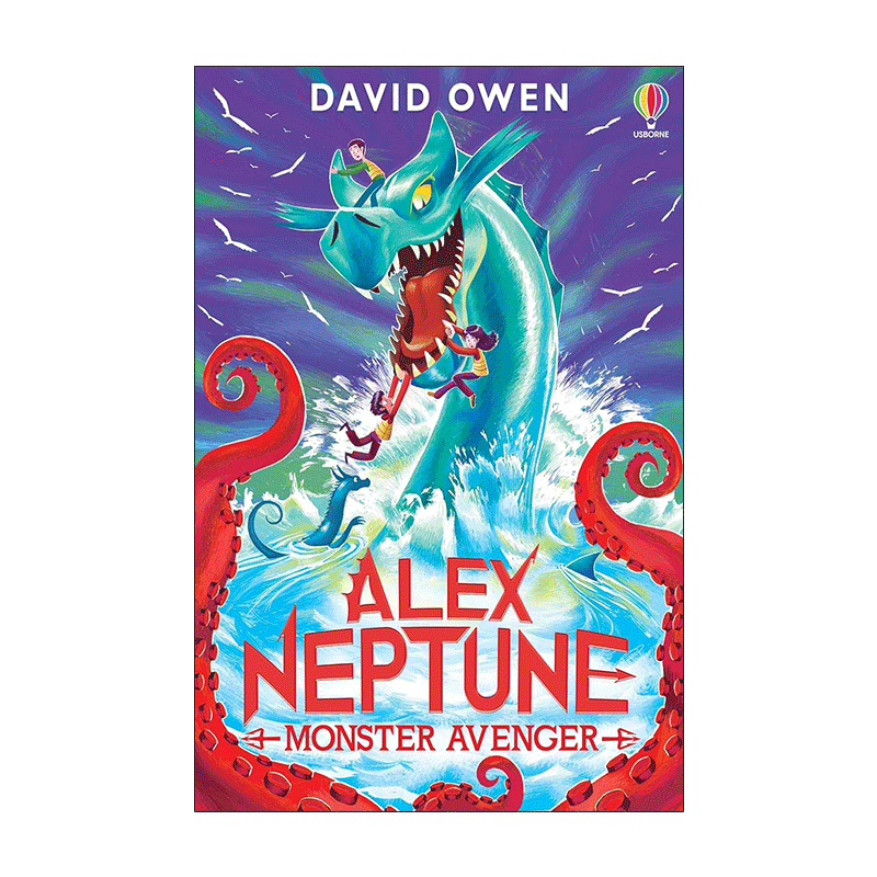 英文原版 Alex Neptune Monster Avenger 亞歷克斯海神3 怪獸復仇者 Usborne尤斯伯恩青少年奇幻故事小說英文版 ...