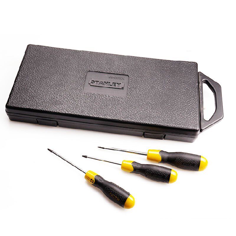 STANLEY Stanley 10-piece plastic handle cross screwdriver set ...