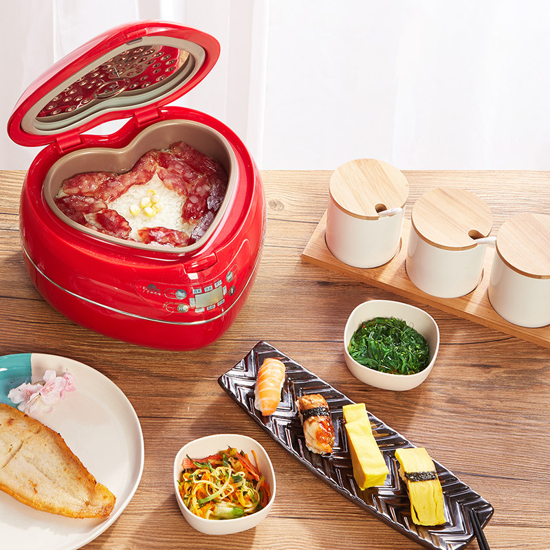 Ouzhibao Peach heart-shaped rice cooker Smart mini rice cooker ...