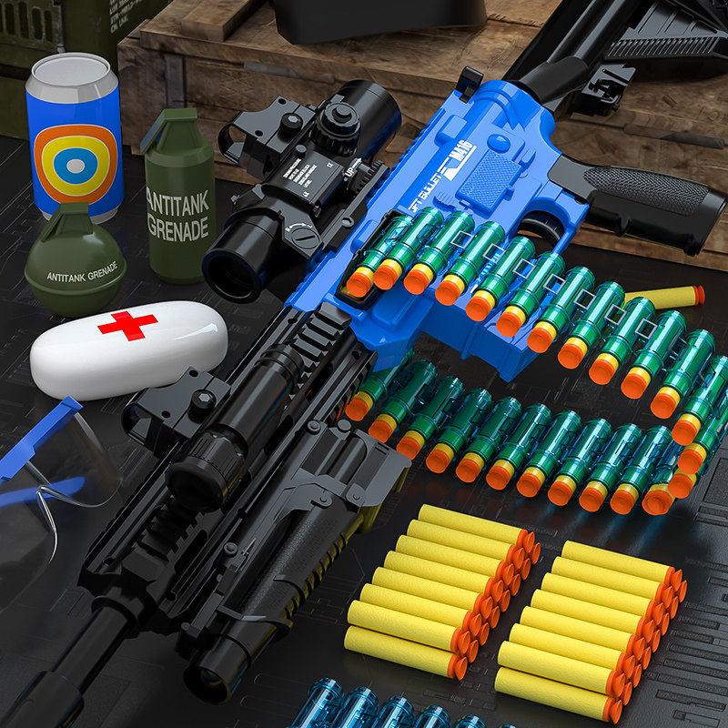 [USD 94.38] M416 Electric Softball Gun Kids Toy Gun Little Boy Machine ...