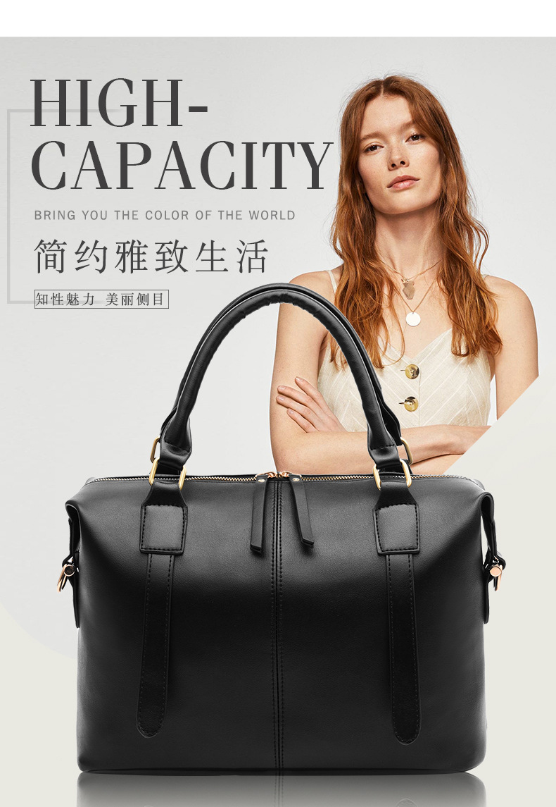 Women leather handbag vintage bag shoulder bags big bag 女包|金秋購物節，全站最高39%回饋，消費滿額再抽999黃金|通用款女包 ...