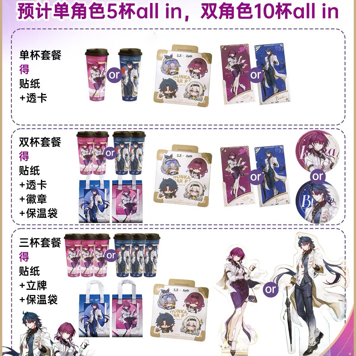 【guming co-branded collapse star dome railway】blade & kafka stand-up ...