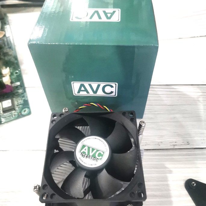 全新原装AVC静音CPU风扇 Intel平台散热器 采用4针铜芯设计 高效散热不噪音