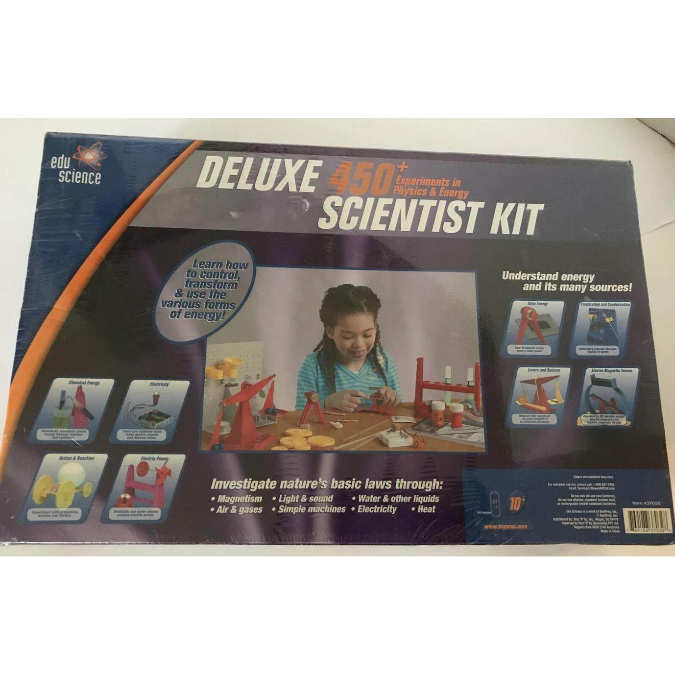 Edu Science Deluxe Scientist Kit 450 Experiments in Physics：科学爱好者的终极选择 ...