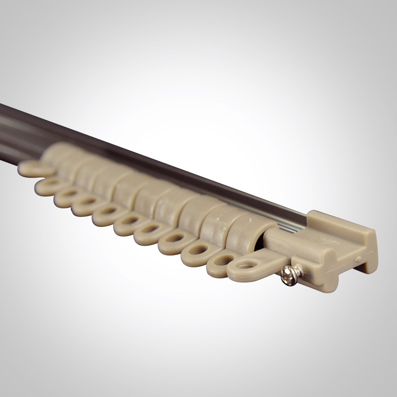 [USD 27.50] Aluminum alloy curved rail curtain rail curtain rod slide ...