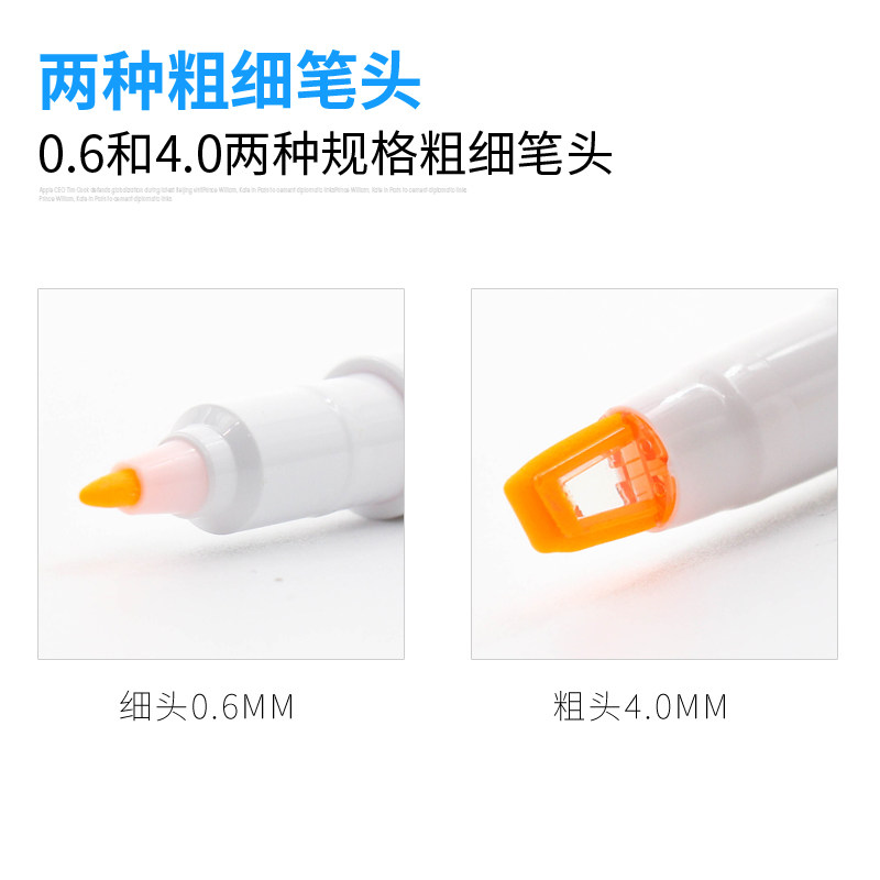 Japan UNI Mitsubishi Windows Fluorescent Pen PUS-103T 102T Double head ...