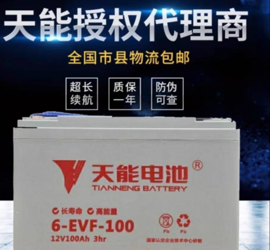 Tianneng battery 6-EVF-100 electric four-wheel Tianneng 12V100AH patrol ...
