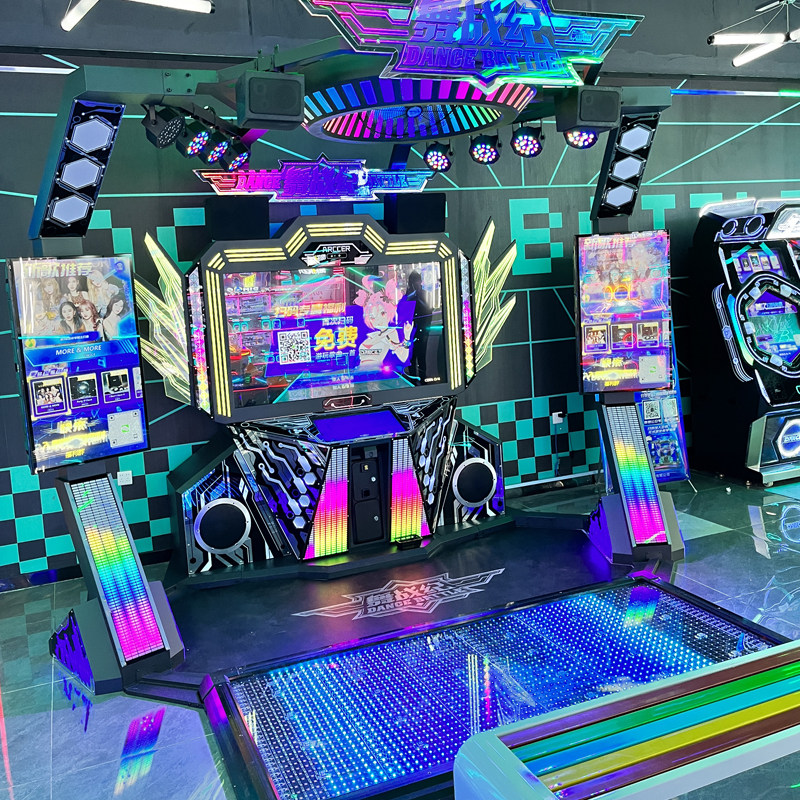 新款成人跳舞机电竞娱乐设备，双人互动体感游戏机推荐-场馆灯光设备-淘宝百科网