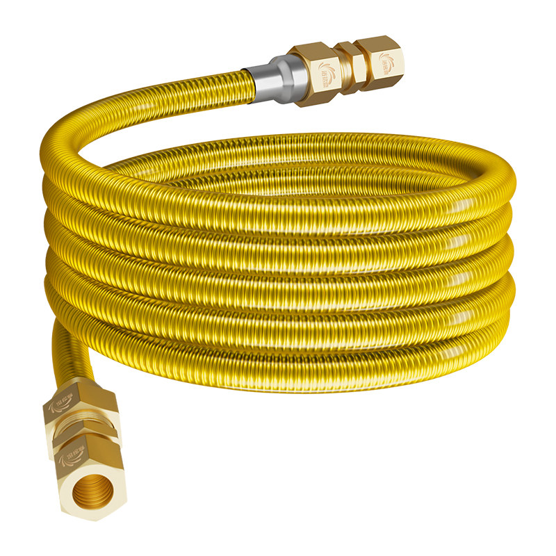 [USD 20.90] Natural gas hose gas pipe tube household stainless steel ...