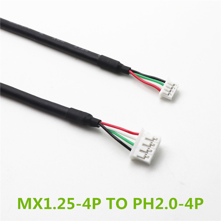 PH2 0-4P to MX1 25-4P USB four-core shielded data cable 2725-28A motherboard terminal line ...