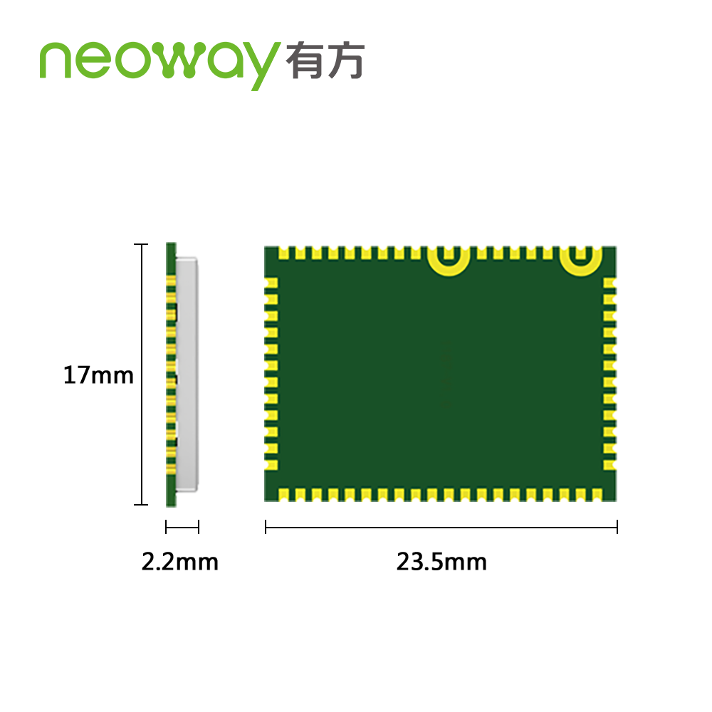 Купить Модуль GPRS/GSM / 3G / 4g 模块neoway 有方科技 n10 gsm/gprs 2g 无线通信模组 в ...