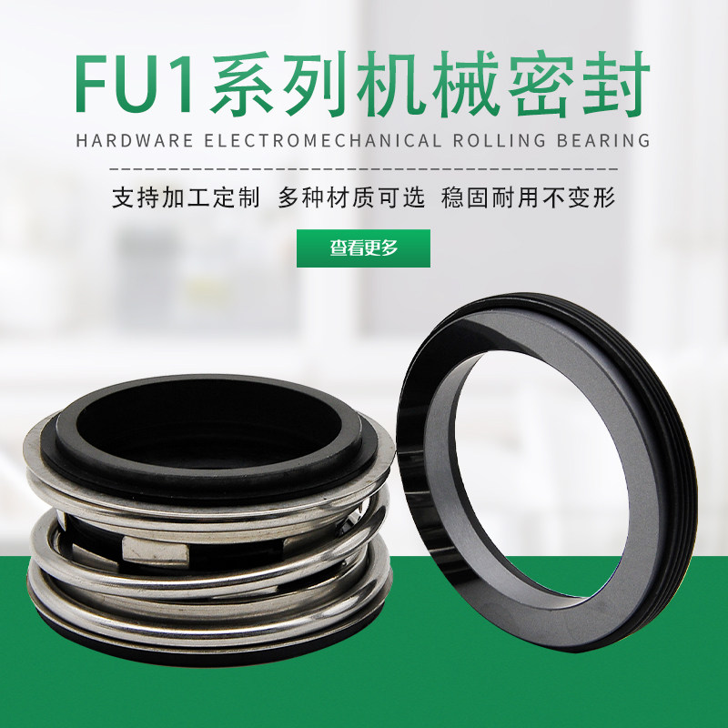管道泵機械密封FU1-25/30/35/40/45/50/55/60-P碳化硅軸封水封