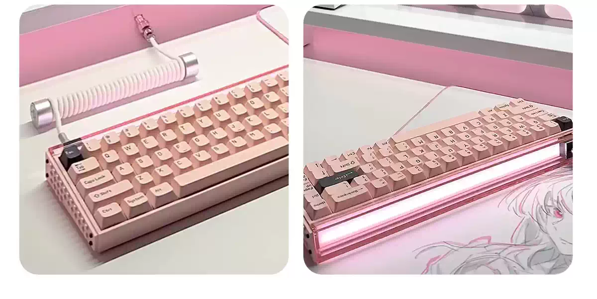 MELGEEK磁轴键盘Made68 Pro+电竞游戏专用 支持热插拔RGB键盘