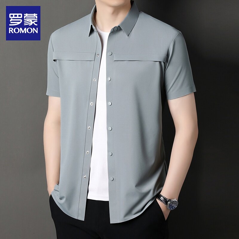 Romon men's short-sleeve shirt - new summer 2025 collection: perfect ...