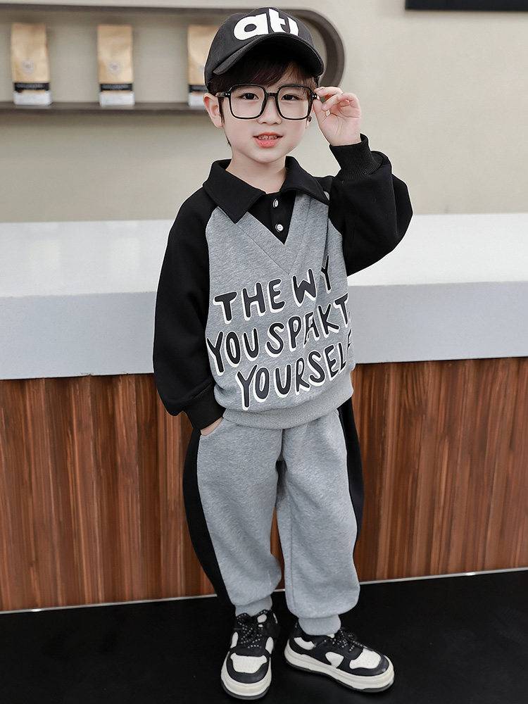 Boys' Spring and Autumn Baby Suit Boys' Children's Children's Clothing ...