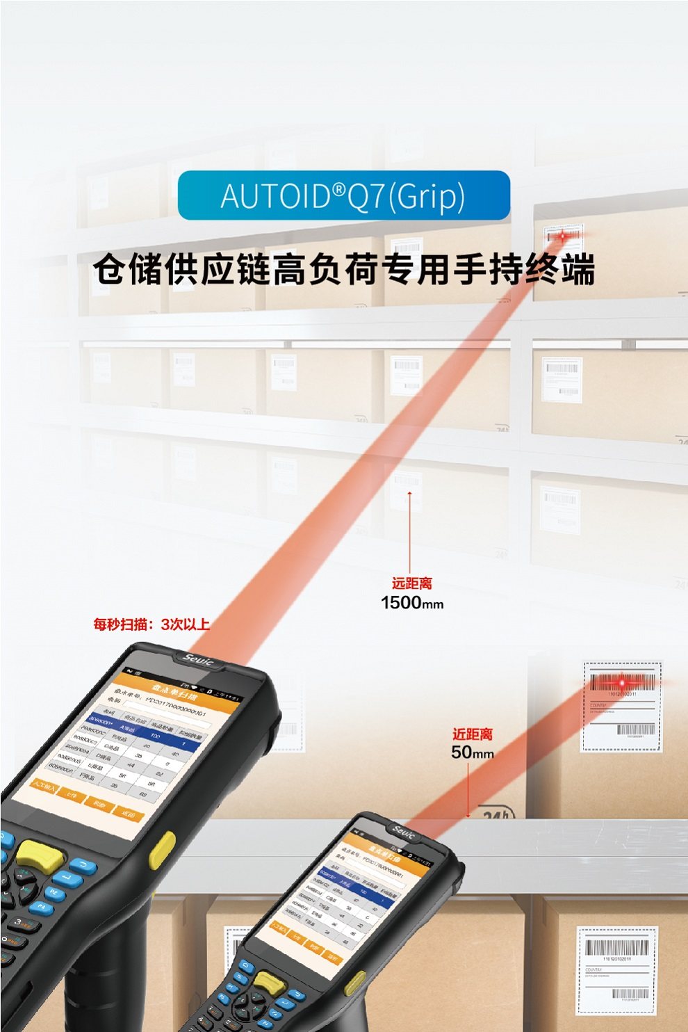 Seuic东大集成AUTOID Q7智能手持终端 全国包邮