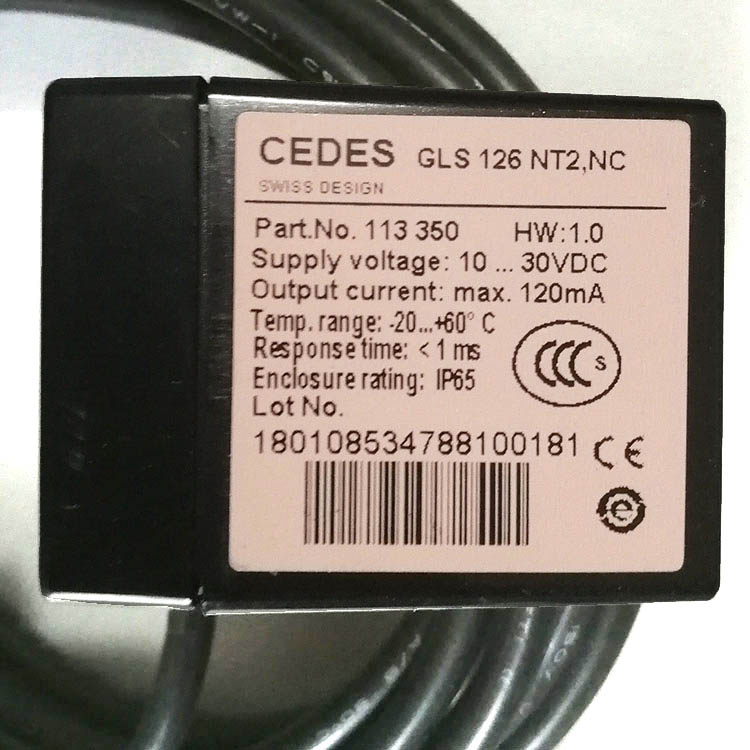 [USD 30.45] West Asia elevator stratospheric sensor CEDES GLS126 NT2 NO NC Swiss ...