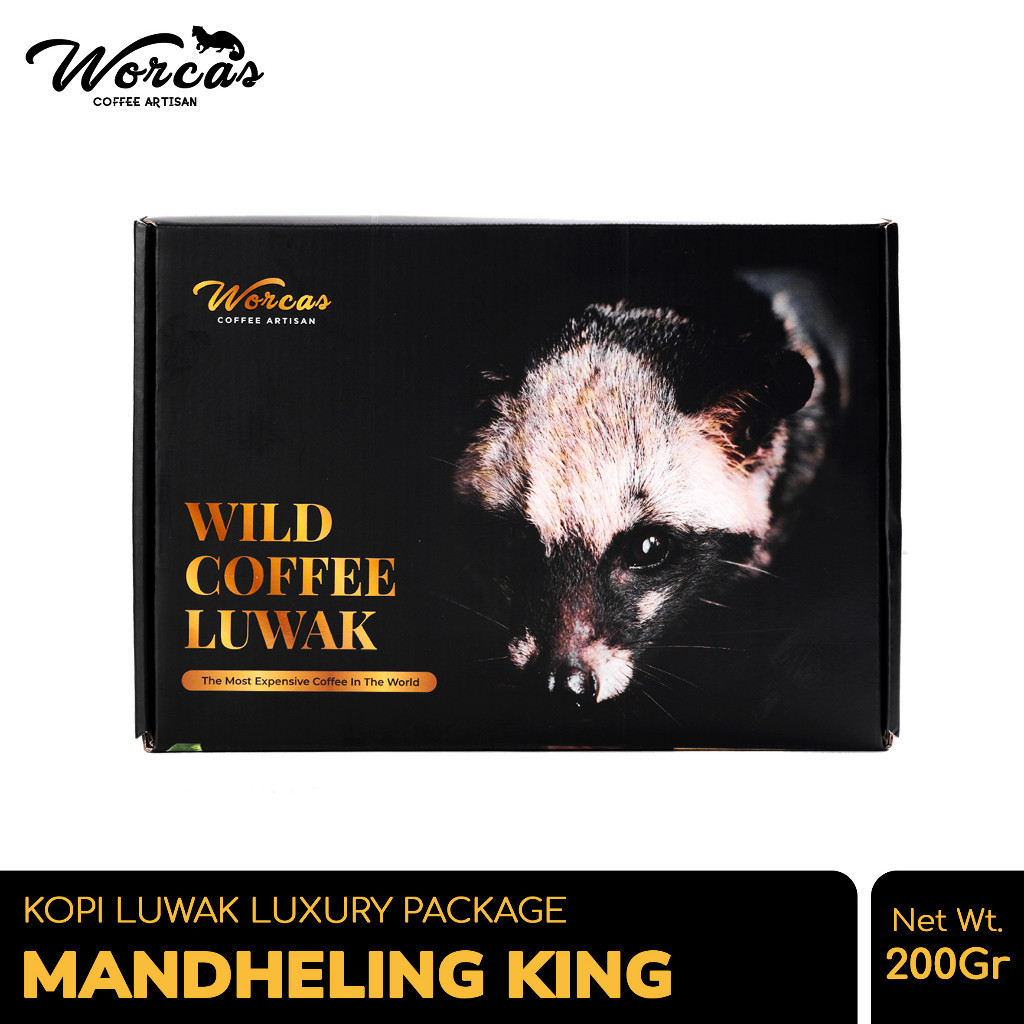 WORCAS Kopi Luwak Liar Mandheling King Luxury Package 200gr