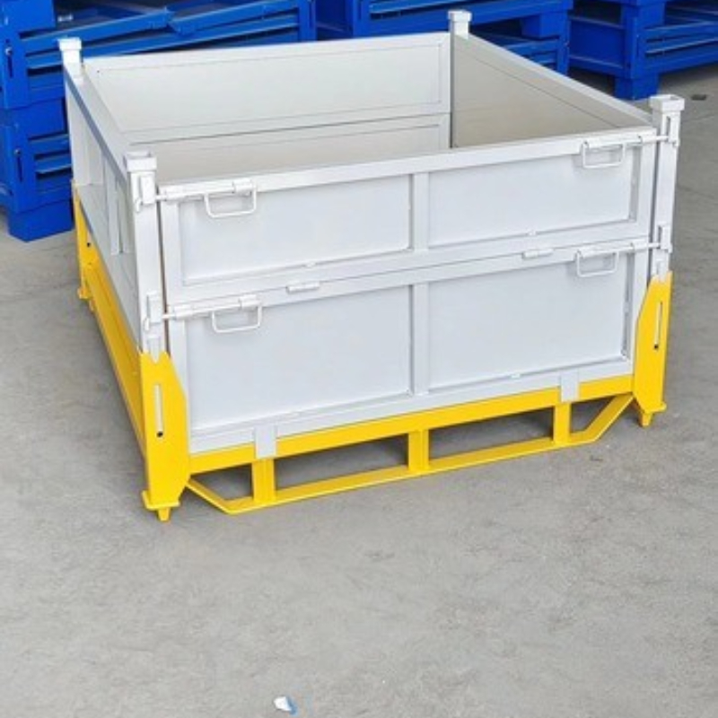 [USD 33.39] Customized steel metal turnover box material box workshop ...