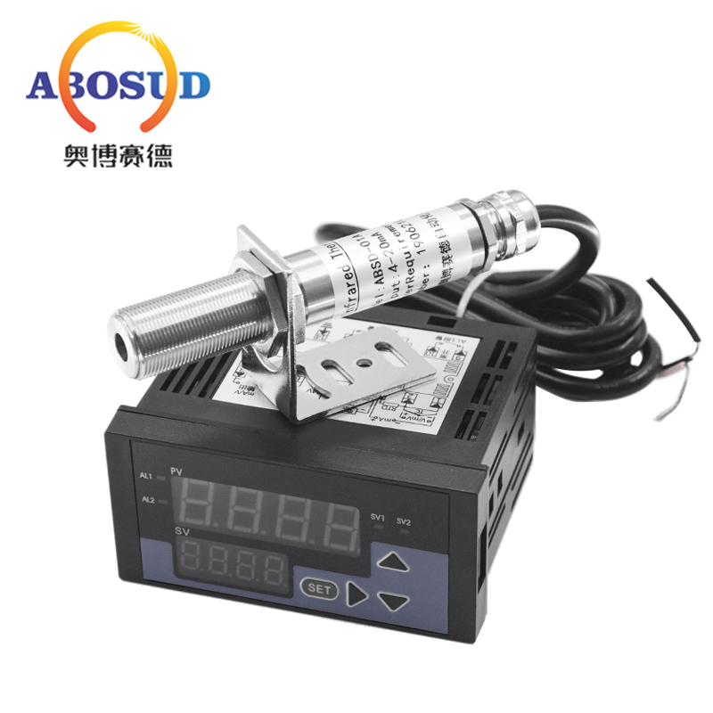 [USD 12.77] Obersaid Online Infrared Thermometer ABSD-01A Industrial Infrared Temperature Sensor ...