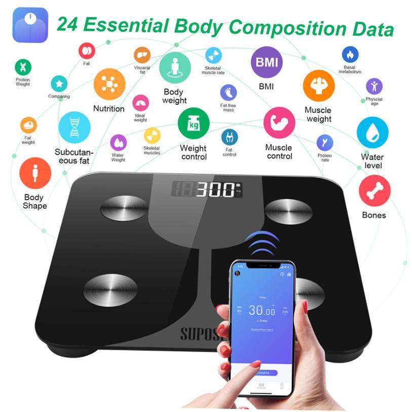 Body fat scale bathroom english lbs body weight scale bmi: the secret ...