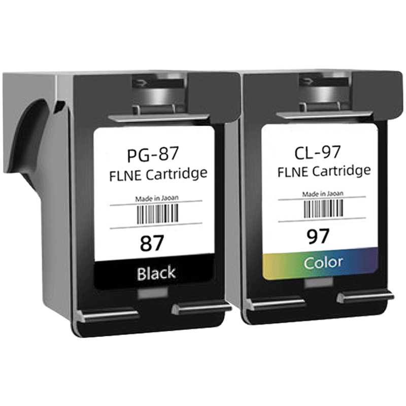 【顺丰】适用佳能E568打印机墨盒可加墨PG-87黑色CL97彩色连供可填充墨盒Canon PIXMA E568r改装一体机墨水盒