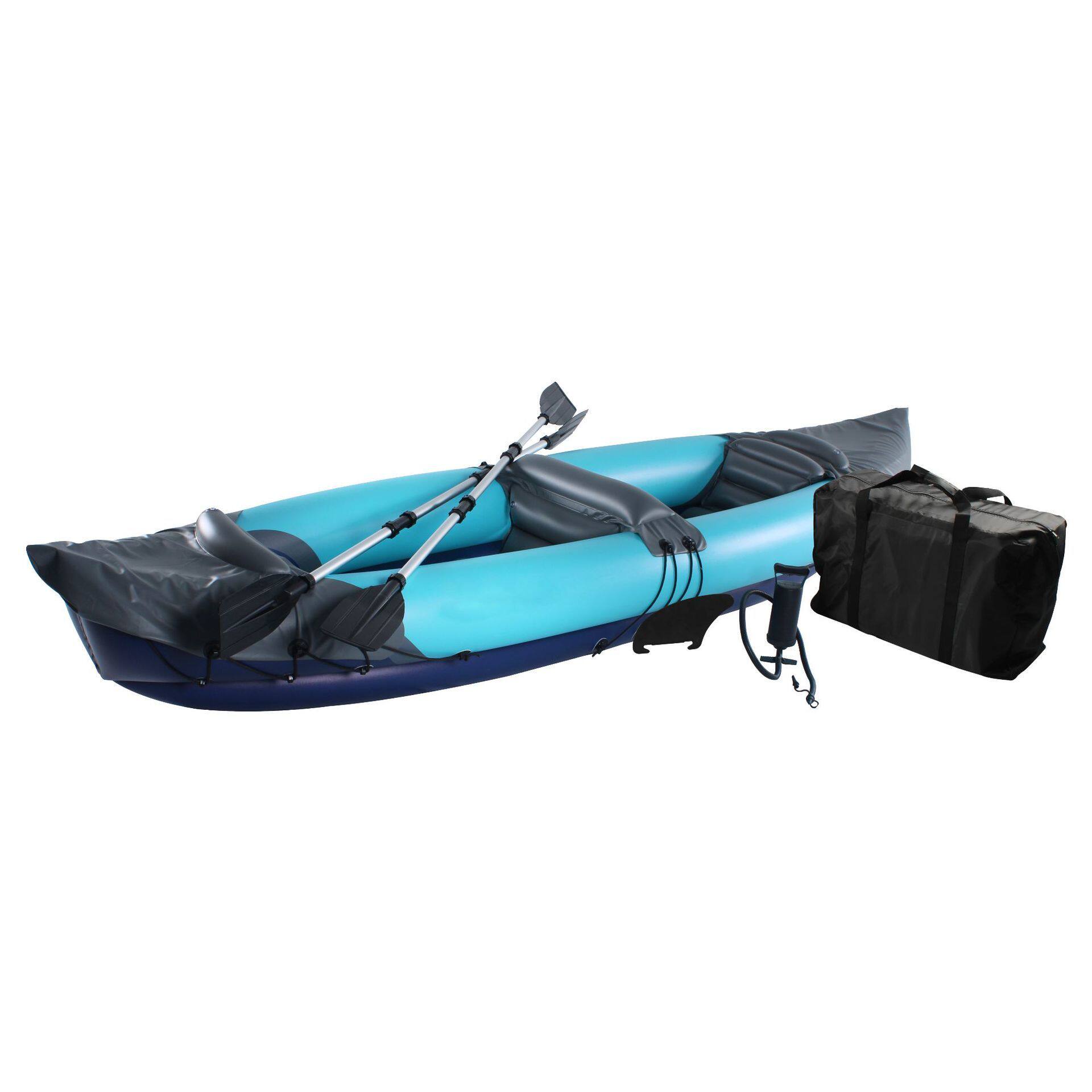 New single/double inflatable canoe: your all-in-one water adventure ...