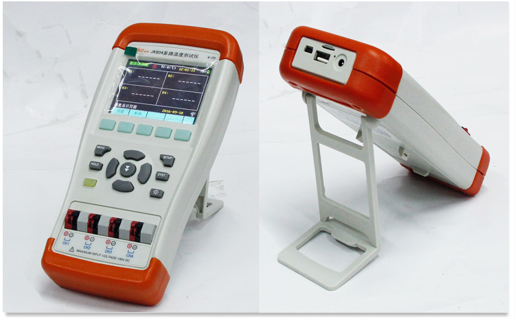 常州金科JK804/JK808手持多路温度测试仪 4路8路热电偶探头测温表-阿里巴巴
