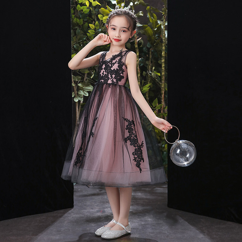 [USD 53.43] Kids Princess Dress Western Style Girls Evening Dress Piano ...