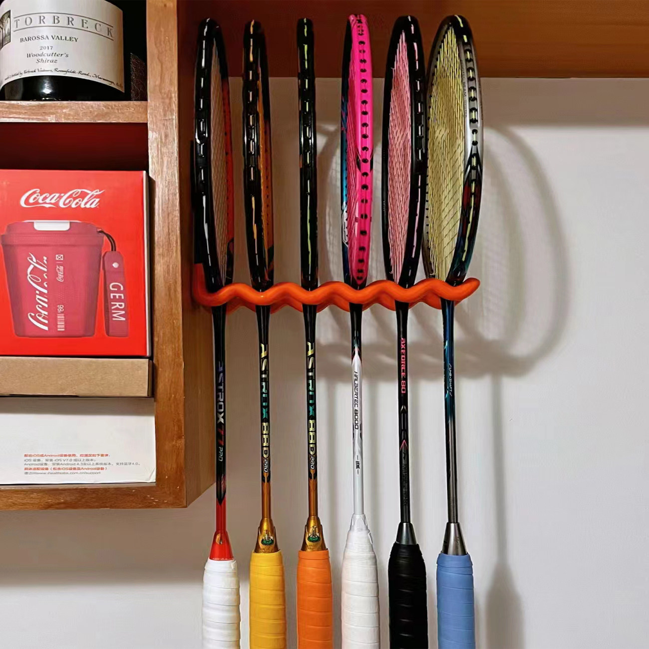 Badminton racket display hook: a storage solution that makes your ...