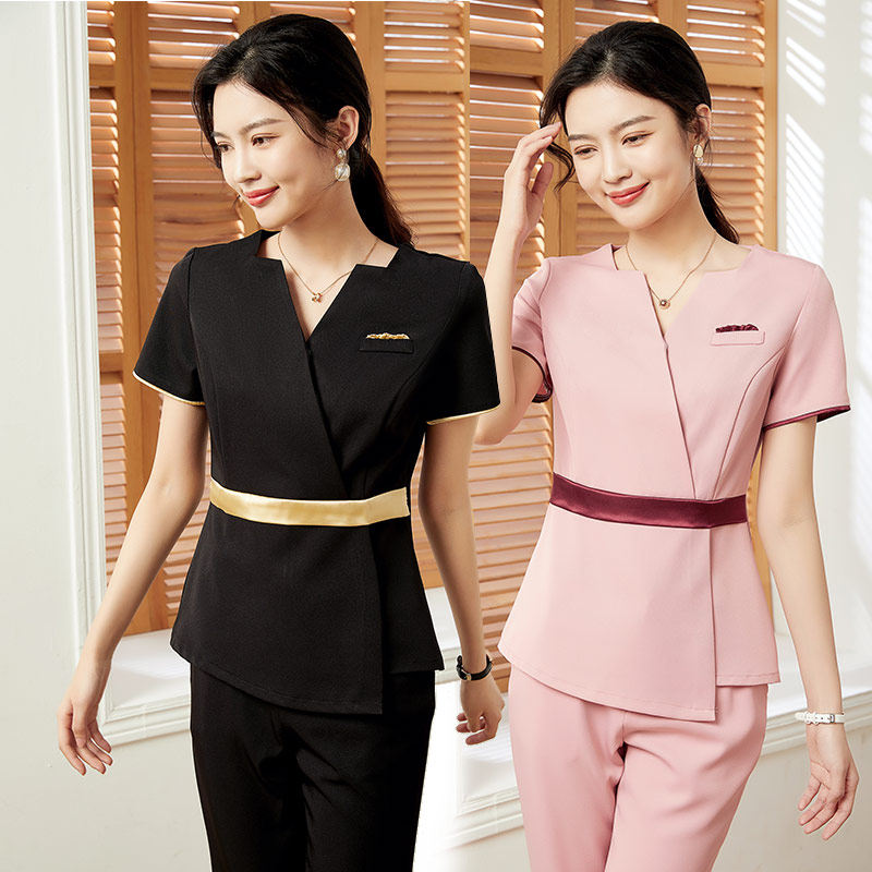 Spring and summer beauty salon work clothes suit, personalize your ...